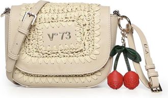 V&deg; 73 Femme, Sacs, Beige, Taille: ONE Size Sac bandouli&egrave;re Alisya