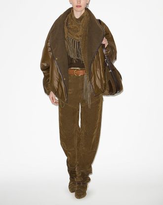 Isabel Marant Pantalon Emmy - Femme - Kaki - Taille 38 - Isabel Marant