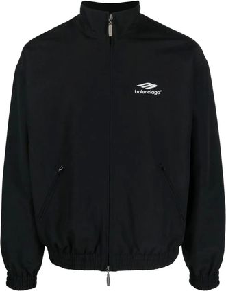 Balenciaga veste 3B Sports Icon à fermeture zippée - Noir