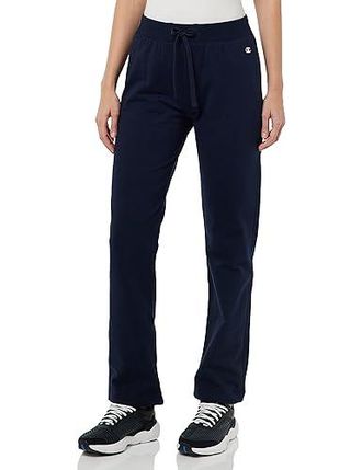 Champion Legacy American Classics W-Light Stretch Fleece Drawstring Pantalon de survêtement, Bleu Marine, S Femme