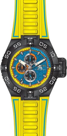 Invicta Subaqua 49877 Herrenuhr - Quarzwerk - Edelstahl mit blauem Zifferblatt - 50 mm