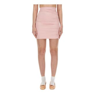 Fiorucci Stretch Satin Rock - - Skirts - Damen - Rosa - S