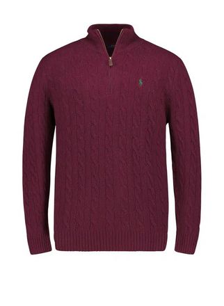 Polo Ralph Lauren Herren Troyer rot unifarben