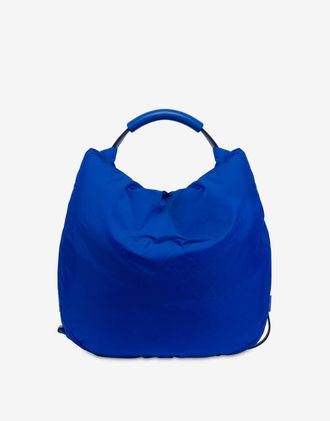 Moschino Moschino Handle Me mittlere Hobo-Tasche - Blau
