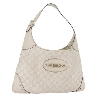 Gucci Sac bandouli&egrave;re vintage Pre-owned - Femme - Pre-owned - Blanc - Taille: ONE Size