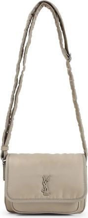 Saint Laurent Hobo Bags - Padded Nylon Shoulder Bag With Flap Closure - Gr. unisize - in Beige - für Damen