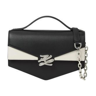 Karl Lagerfeld Studio Schultertasche - - Bags - Damen - Schwarzk - ONE SIZE