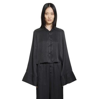 Maison Margiela Viscose Blend Jacquard Shirt