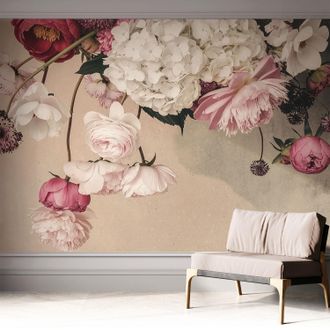 Tulup Carta Da Parati Autoadesiva - Impermeabile - Murale Da Parete - Decorazione Murale - Fiori Romantici 312x219 Cm