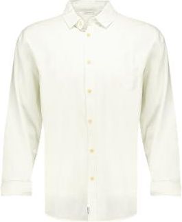 Deeluxe Chemise Sole Homme Adulte En Lin M&eacute;lang&eacute;, Col Chemise, Manches Longues, Boutons Devant, Coupe Classique, Confortable Et Respirante, Taille XXL, Couleu