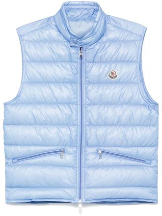 Moncler gilet Gui - Bleu
