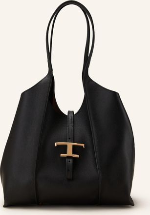 Tod's Tods Shopper T Timeless Small Mit Pouch schwarz