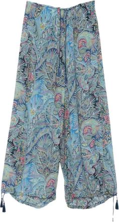Etro Femme, Pantalons, Bleu, Taille: 34 FR Tapered Pantalons
