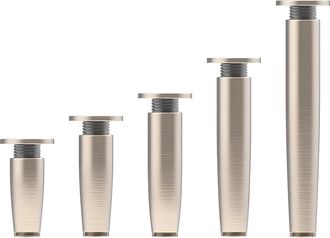 Generic M&ouml;belbeine 4er-Set, Metall Mit Schrauben Und Rutschfester Unterseite, Tischbeine, Konische Schrankf&uuml;&szlig;e Badezimmer, F&uuml;r Sofas, Couchtische, Kommodenf&uuml;&szlig;