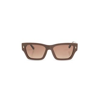Tory Burch Rechteckige Acetat-Sonnenbrille - - Accessories - Damen - Braun - 52 MM