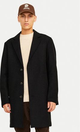 Jack & Jones Jack & Jones Wollmantel Harris 12263845 Schwarz Regular Fit