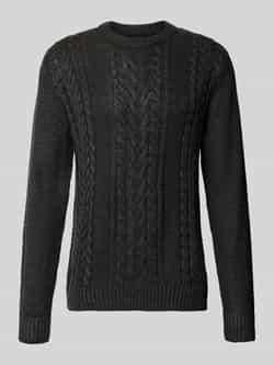 Jack & Jones Pullover mit Zopfstrickstruktur