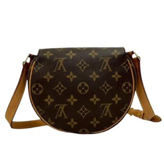 Louis Vuitton Pre-owned Tambourin Monogram Leder Mini Umh&auml;ngetasche - - Pre-owned - Damen - Braun - ONE SIZE