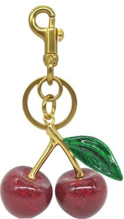Generico Cherry Pendse Keychain - M&eacute;tal Charm, Mignon Design de Fruits, D&eacute;coration &eacute;l&eacute;gante pour cl&eacute;s de voiture, sacs | Porte-cl&eacute;s moderne pour sacs &agrave; dos, sa