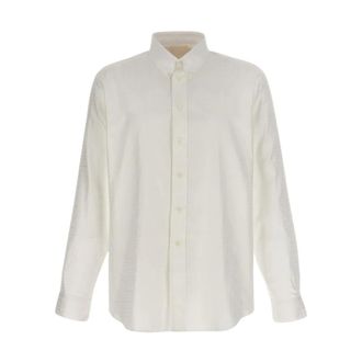 Givenchy Elegantes Gelb Creme Hemd - - Shirts - Herren - Wei&szlig; - 6XL