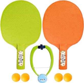 Generico Tischtennistrainer mit T&uuml;r - Tischtennistrainer mit verstellbarer T&uuml;r | Lustiges Indoor-Sportspielzeug f&uuml;r Kinder und Erwachsene, Tischtennis-Training