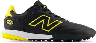 New Balance Unisexe 442 Elite TF V3 en Noir/Jaune/Rouge, Synth&eacute;tique, Taille 40.5
