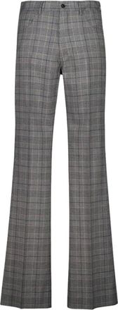 Amiri Homme, Pantalons, Gris, Taille: M Pantalon Boot Cut &agrave; Carreaux