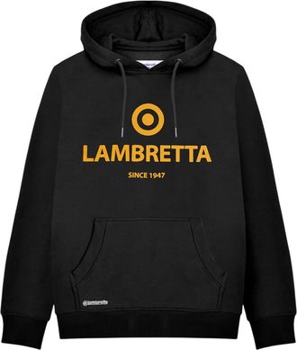 Lambretta Target Kapuzenpullover f&uuml;r Herren (Schwarz)