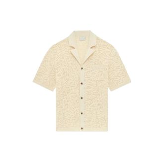 Dr&ocirc;le de Monsieur La Chemise Maille Dentelle - - Shirts - Herren - Beige - L