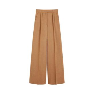 Max Mara Ori Wide Hosen - - Trousers - Damen - Braun - XS