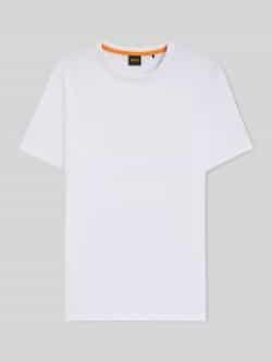 Boss Orange by Hugo Boss Regular Fit T-Shirt aus strukturierter Baumwolle Modell TEGOOD