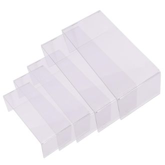 Cabilock 5 St&uuml;ck Teiliges Acryl Schuhhalter U f&ouml;rmige Transparente Schuhablage in Verschiedenen Gro&szlig;en f&uuml;r Verkaufsst&auml;nde Schaufenster und Heimgebrauch