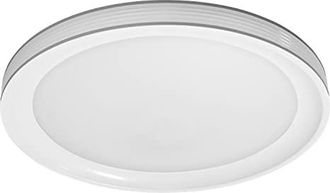 Ledvance Applique et plafonnier LED intelligents pour une utilisation en int&eacute;rieur avec technologie WiFi, couleur de la lumi&egrave;re variable(3000K-6500K), gris, 49