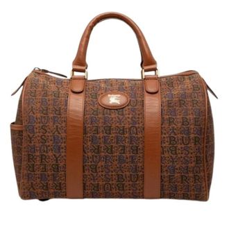 Burberry Sac Boston Pre-owned - Femme - Pre-owned - Brun - Taille: ONE Size