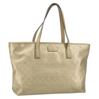 Gucci Pre-owned Plastik Tote Bag - - Pre-owned - Damen - Beige - ONE SIZE