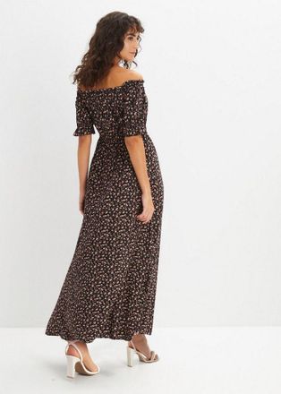 Bonprix Maxikleid f&uuml;r modernen Look, aus Viskose, mit freien Schultern
