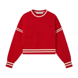 Golden Goose Femme, Pulls, Rouge, Taille: 38 FR Pulls &agrave; col rond