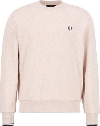 Fred Perry Herren Sweatshirt beige unifarben