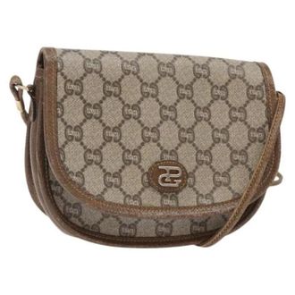 Gucci Pre-owned Cuir sacs-gucci - Femme - Pre-owned - Beige - Taille: ONE Size