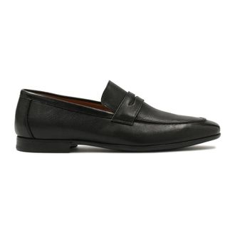 Kazar Schwarze Erbsenleder-Loafer - - Shoes - Herren - Schwarzk - 45 EU
