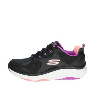 Skechers Femme Dlux Fitness Basket, Noir, 37 EU