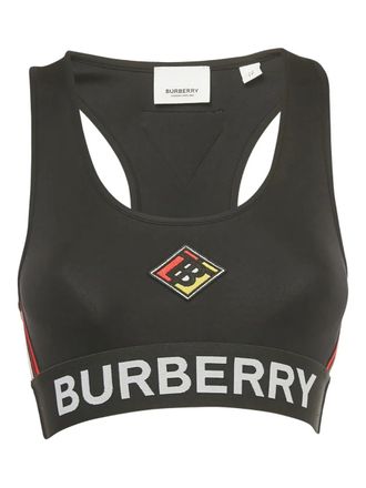 Burberry brassi&egrave;re de sport &agrave; patch logo - Noir