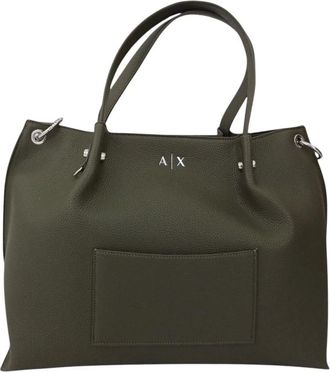 A|X Armani Exchange Femme, Sacs, Brun, Taille: ONE Size Shopping Bag
