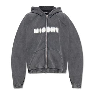 Misbhv Misbhv, Homme, Sweatshirts et sweats &agrave; capuche, Gris, Taille: XL Sweat &agrave; capuche with logo