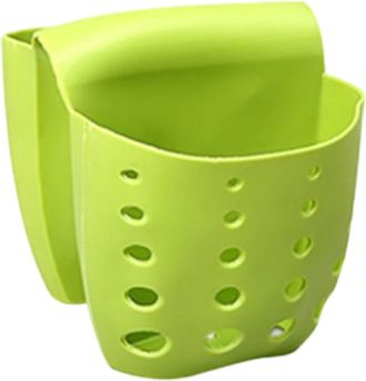 Generic Küchenabtropfgestell, Schwammhalter, Organizer im Sattelstil, zur Aufbewahrung von Geschirr, Utensilien und Reinigungswerkzeugen Jyq112 (Green, 12X10X