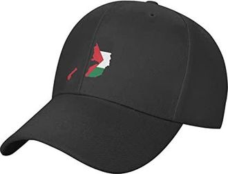Generic Casquettes Sports Carte Topographique De La Palestine Chapeau De Golf Casual,Mode Casquette De Baseball pour Tennis Voyages Adulte