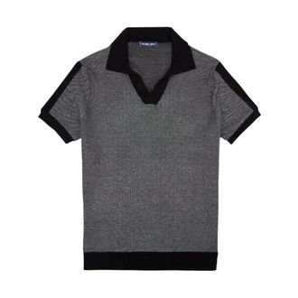 Frescobol Carioca Rino Strickpolo - - Tops - Herren - Grau - 2XL
