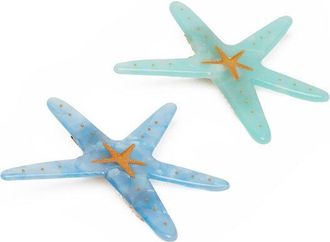 Pieces Set Haarspangen Pclana 2-Pack Hairclip 17156212 Blau