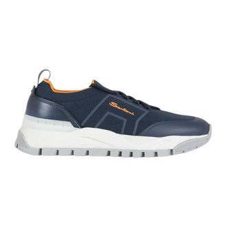 Santoni Sneakers - - Shoes - Herren - Blau - 43 1/2 EU