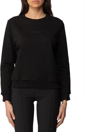 Elisabetta Franchi Femme, Sweatshirts et sweats &agrave; capuche, Noir, Taille: 40 FR Elisabetta Franchi Suits Black